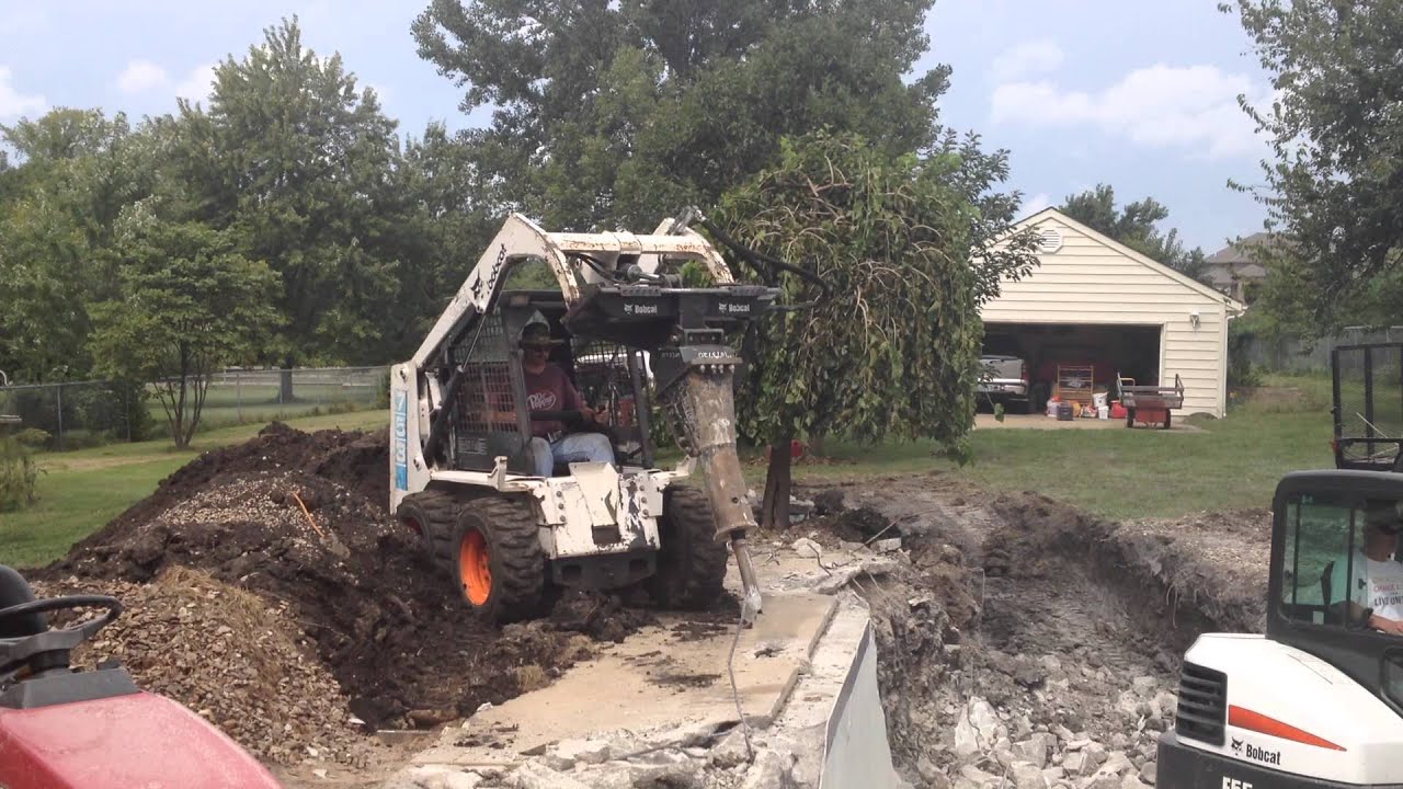 Gunite Pool Demolition September 20, 2014 (1) - YouTube