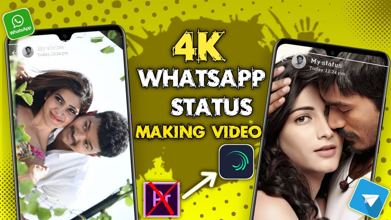 4k whatsapp status full screen tamil | how to make 4k whatsapp status ...