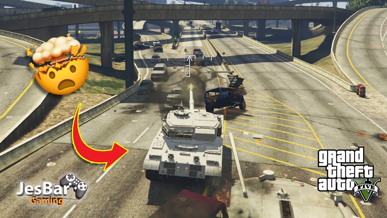 Choques de Tanques en GTA 5 - Choques Brutales - Choques de Autos 2025 ...
