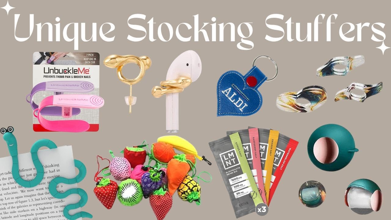 ULTRA UNIQUE STOCKING STUFFER IDEAS! - YouTube