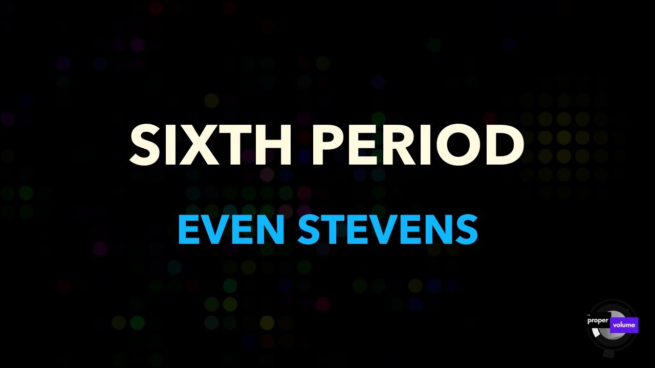 Even Stevens - Sixth Period | Karaoke Version - YouTube