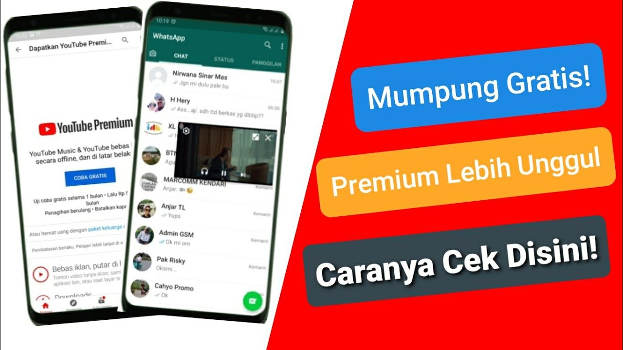 🔥Perbedaan Youtube Biasa dan Premium - Cara Dapatkan Premium? - YouTube