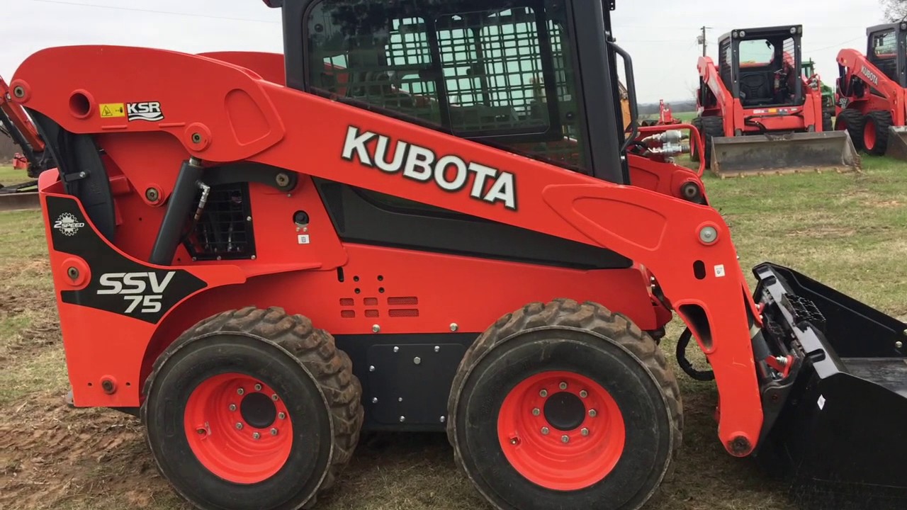 Kubota SSV75 Cab (10841) 1 - YouTube