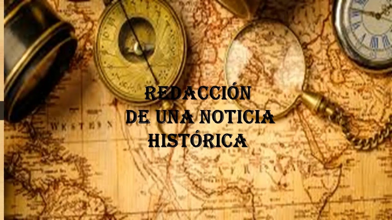 Cómo redactar una noticia histórica. Cuarto Grado. - YouTube