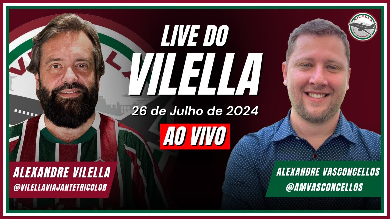 Live do Vilella com Alexandre Vasconcellos - YouTube