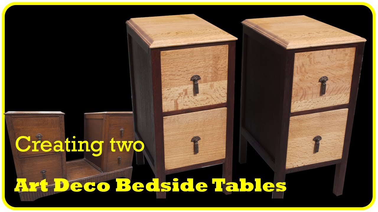 Creating Stylish Bedside Tables From A Damaged Art Deco Dresser ...