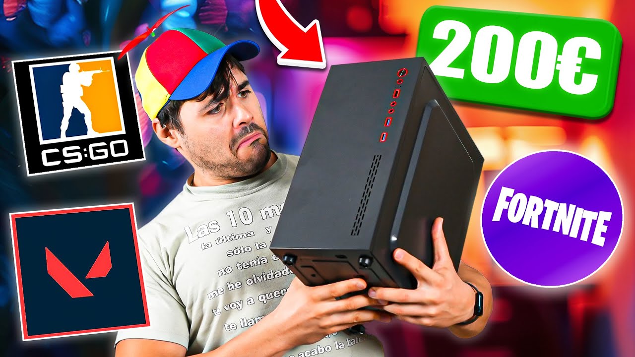 Monte un PC Gaming Low Cost por 200€ ¿Que se puede hacer con el? - YouTube