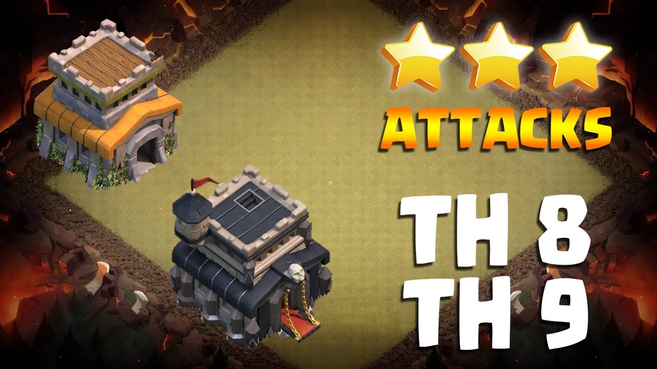 TH8 Attack Strategies | TH9 | Clash of Clans - YouTube
