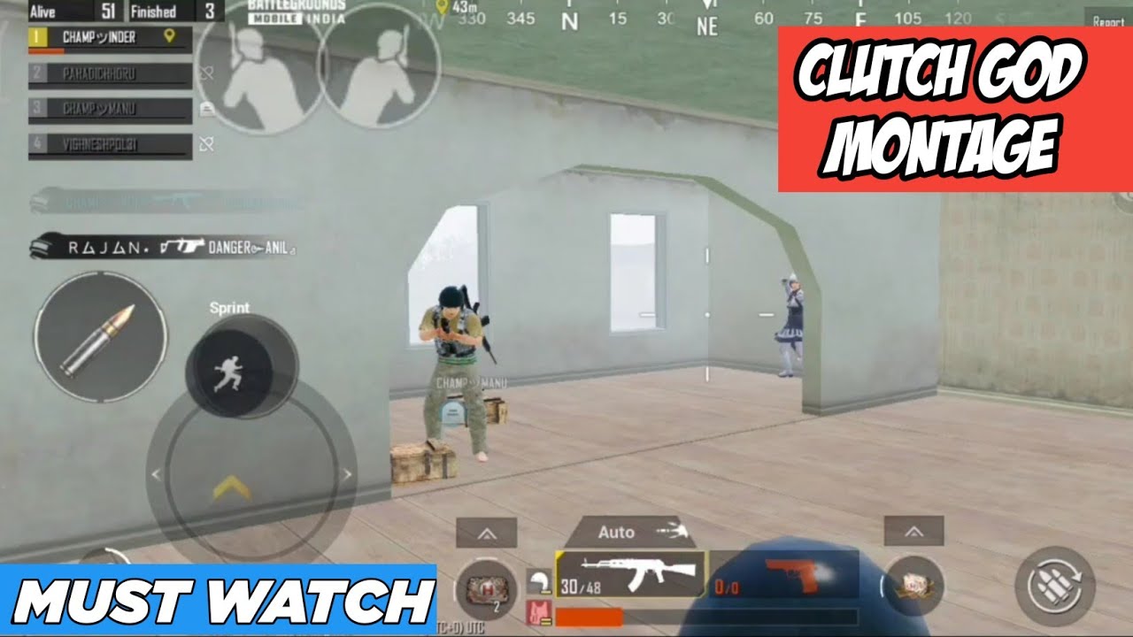 Clutch God Montage of Bgmi | Best Clutches In Bgmi Mobile ...