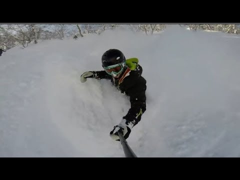 Japan Powder Skiing - Deep Powder Niseko - Japan 2014 - YouTube