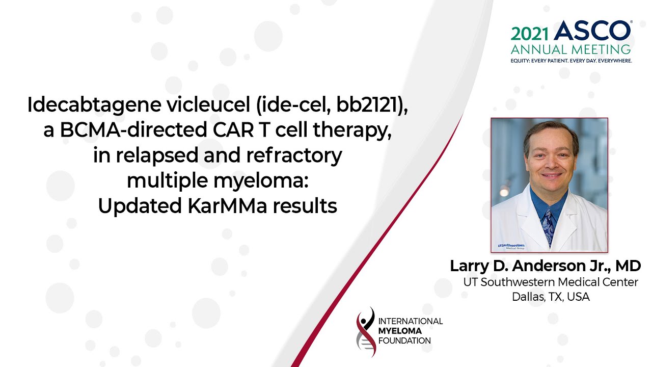 Idecabtagene vicleucel, a BCMA-directed CAR T cell therapy, in RRMM ...