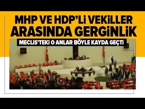 Meclis'te, MHP ve HDP Arasında Gerginlik!/ A Haber | A Haber