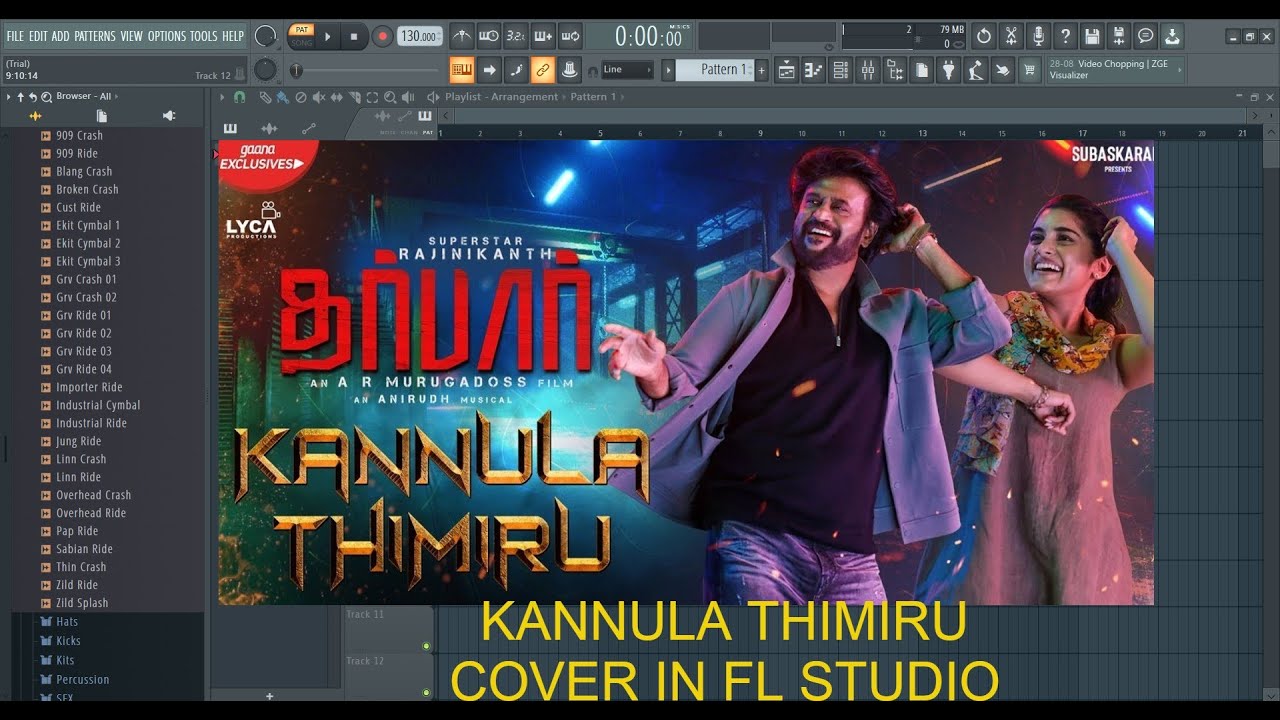 Kannula Thimiru Bgm | Cover By Dheena's Music | Fl Studio - YouTube
