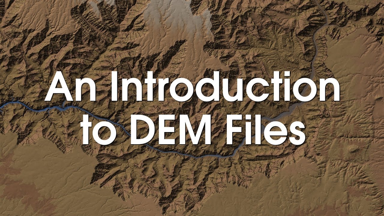 TerreSculptor - An Introduction to DEM Files - YouTube
