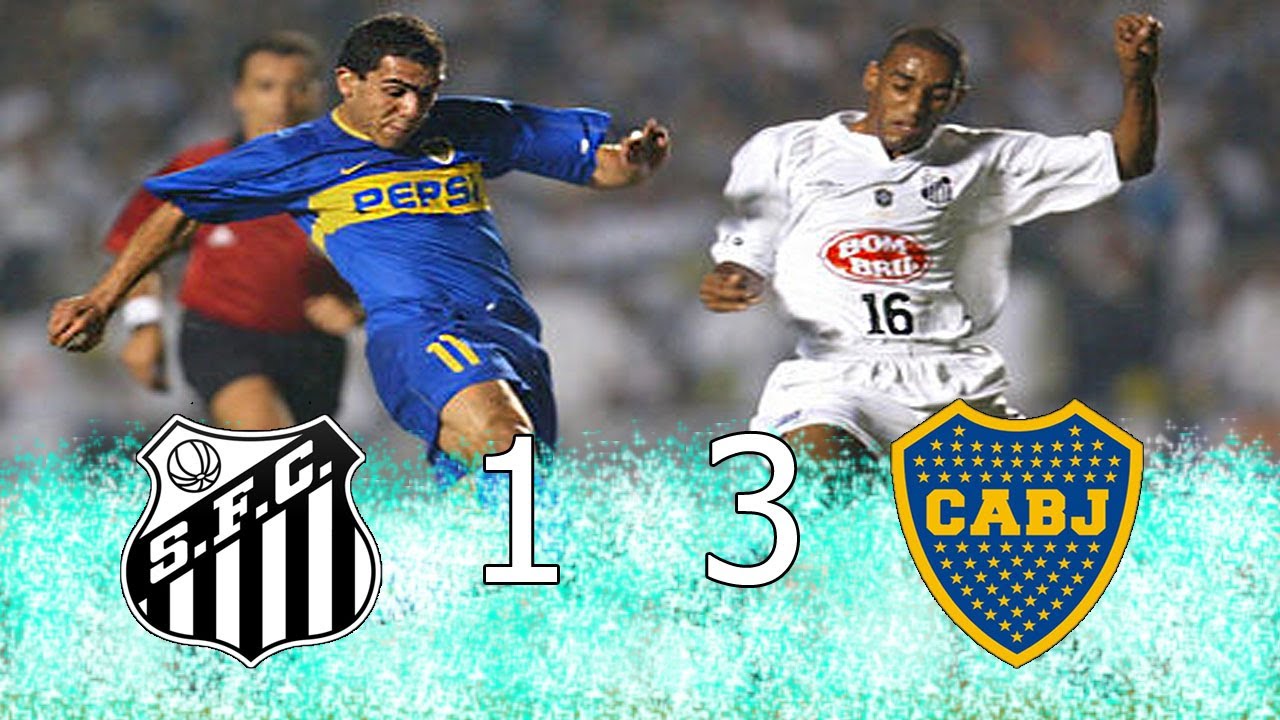 Santos 1 vs Boca 3 - Final Copa Libertadores 2003 (Vuelta) - Partido ...
