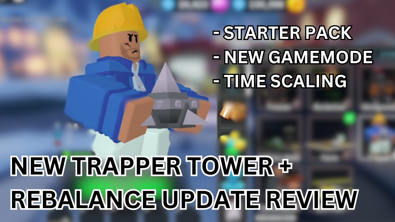 New Trapper tower + Rebalances Update (AND MORE) | Roblox TDS - YouTube