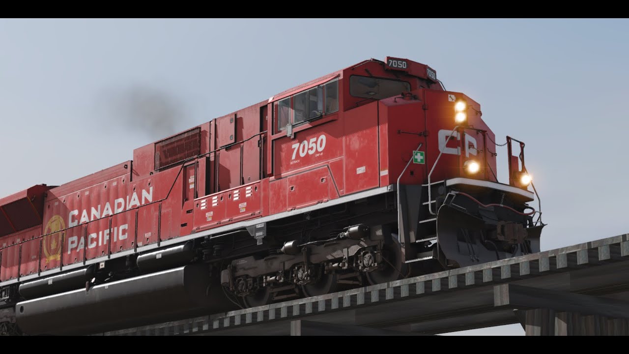 UP Autorack Passing South Prairie, Washington (Ft. CM44AC And CP 7050!) - YouTube