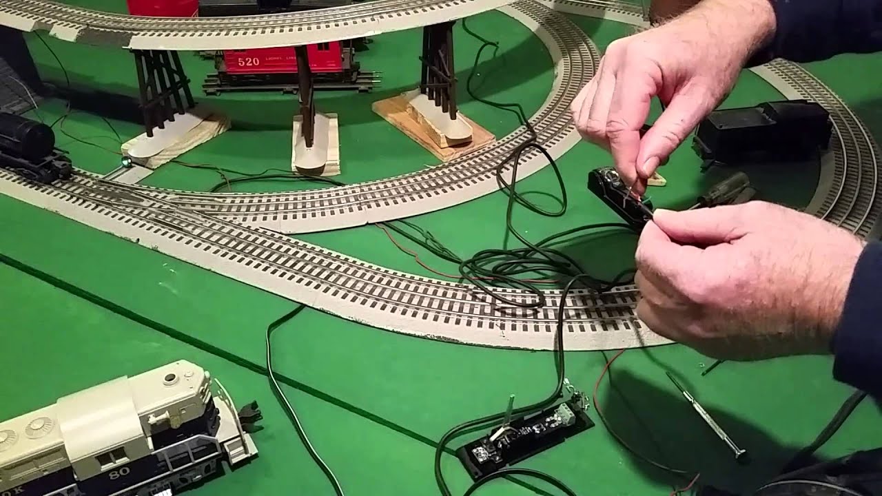 Testing the Lionel Train Switch Circuit. - YouTube