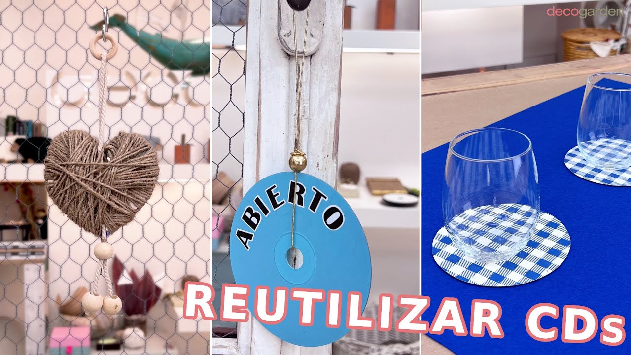 RECICLAR CDs: 3 ideas con viejos CDs que os sorprenderán // Decogarden ...
