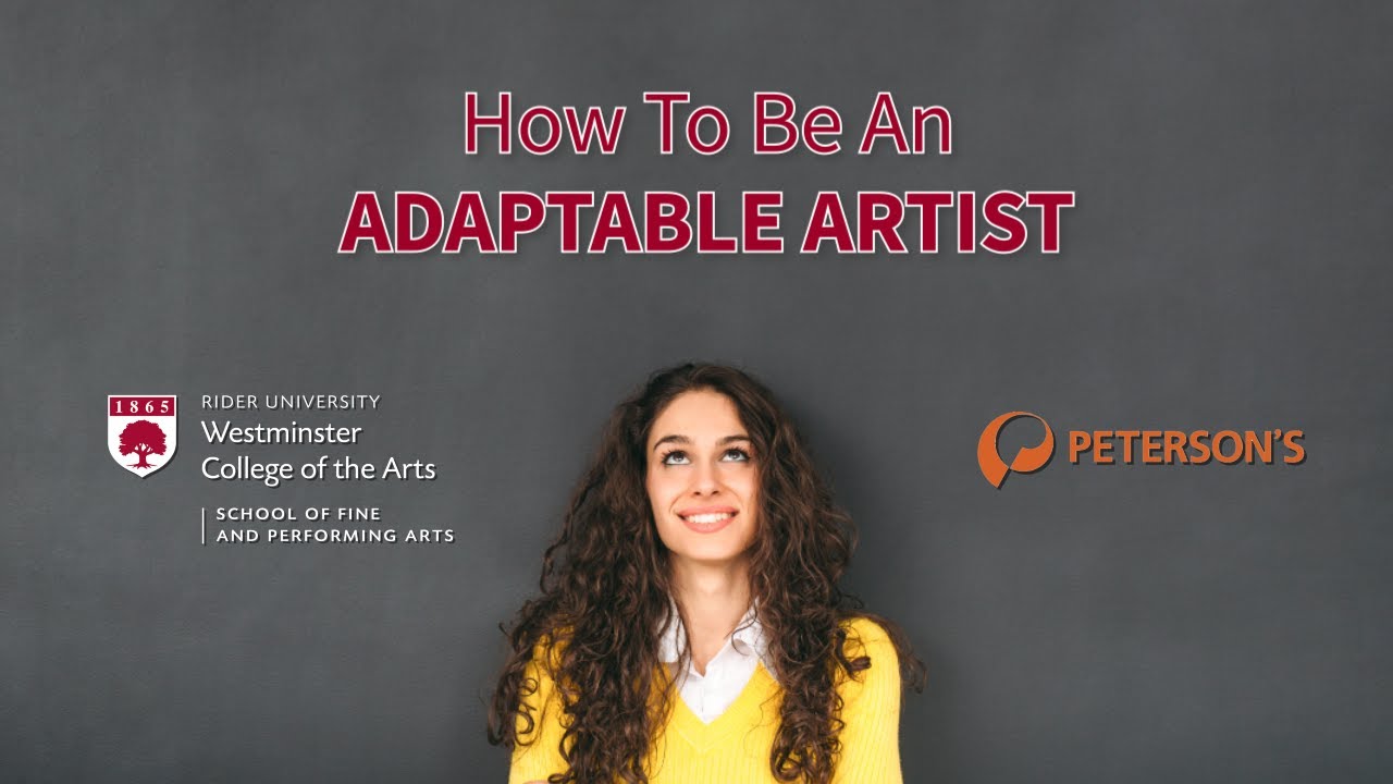 How To Be An Adaptable Artist - Rider University - YouTube