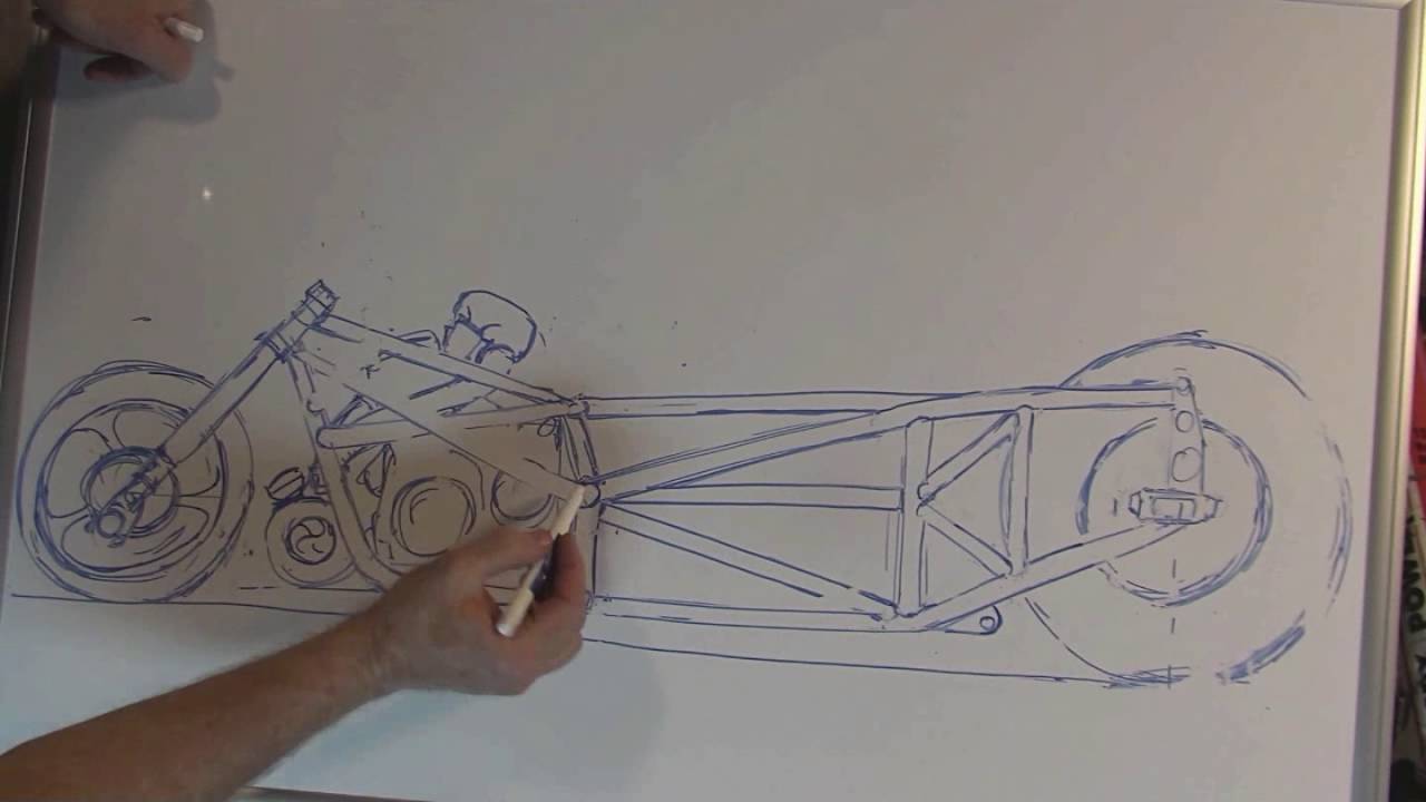 #1 how to draw a dragbike - YouTube