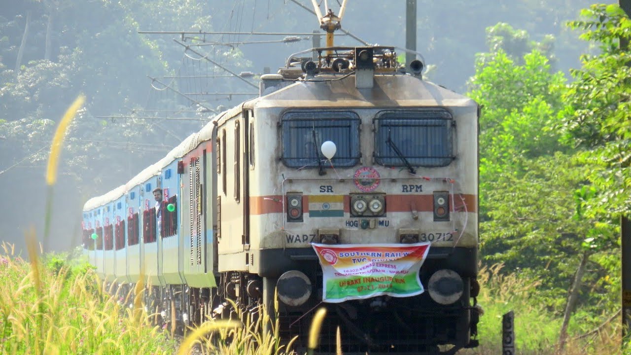 LHBfied VENAD Express on its Maiden Run - YouTube