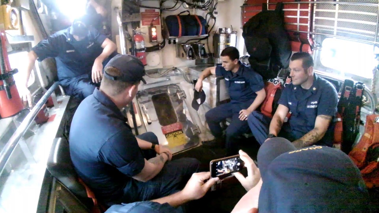 US Coast Guard 47 MLB CO2 siren Test at Station Merrimack River ...