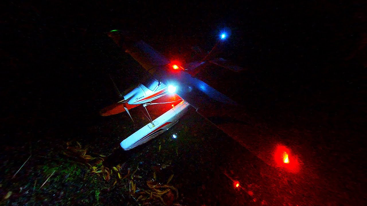 RC-Lights Nightfly (tm) 14 LED Navigation System on my E-flite ...