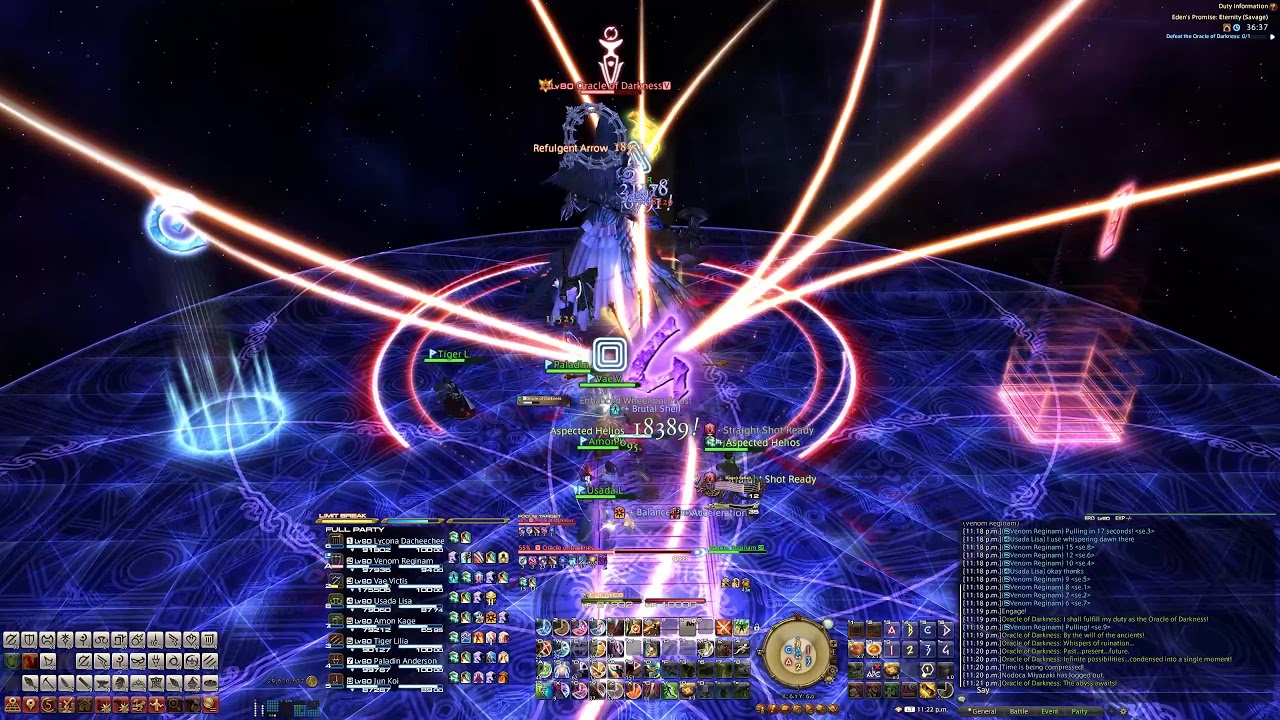 FFXIV Eden's Promise - Eternity (Savage) Phase 2 - Cleared! BRD POV ...