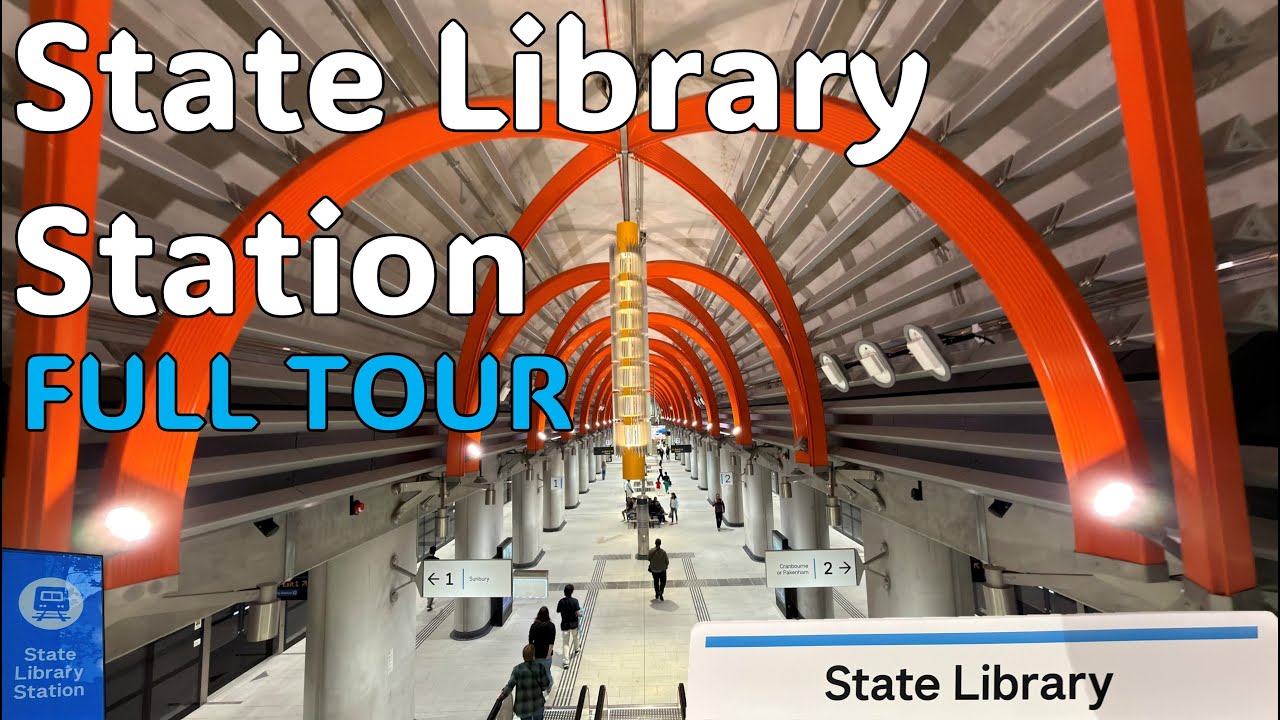 State Library Station FULL TOUR - Metro Tunnel - YouTube