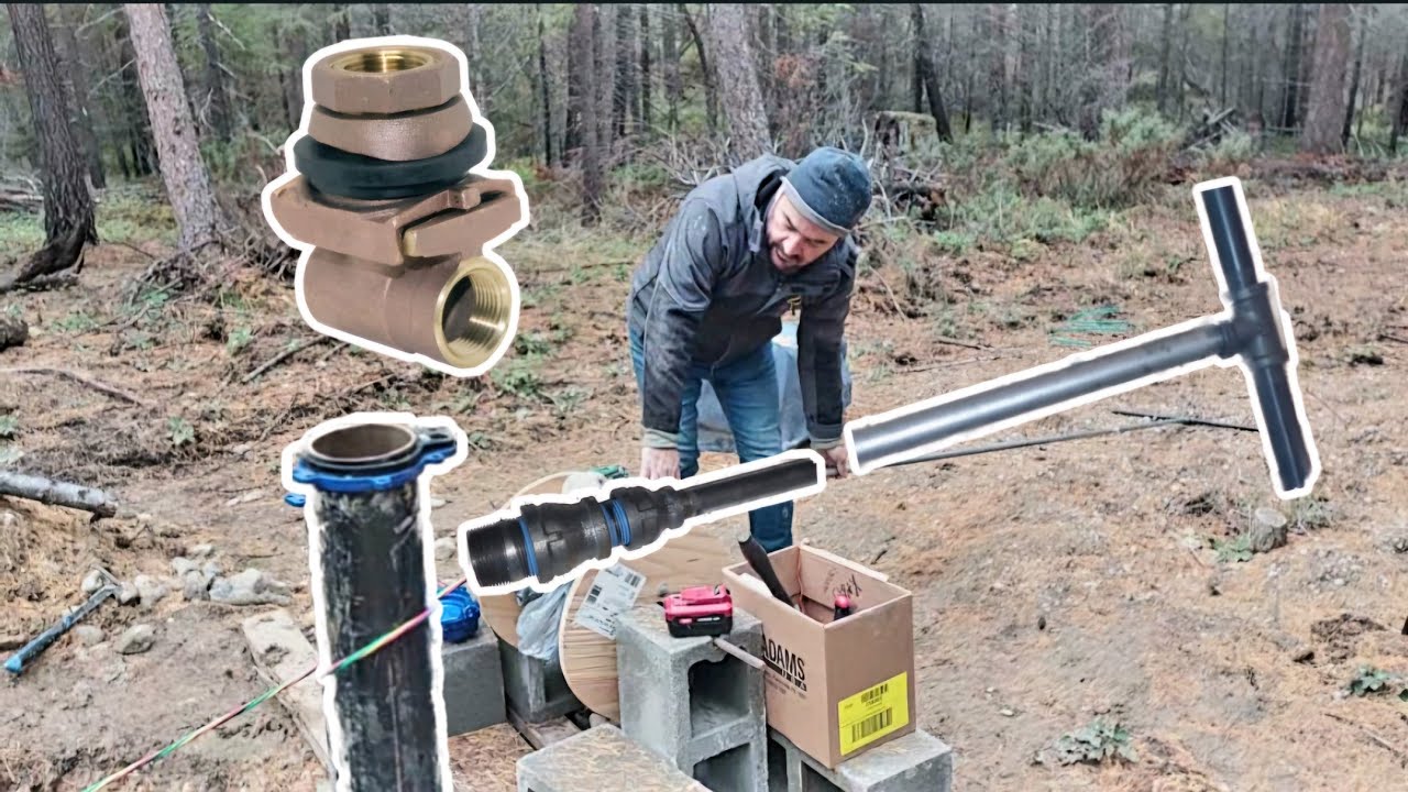 DIY Pitless ADAPTER Installation | Homemade T-Bar | DIY Building Dream ...