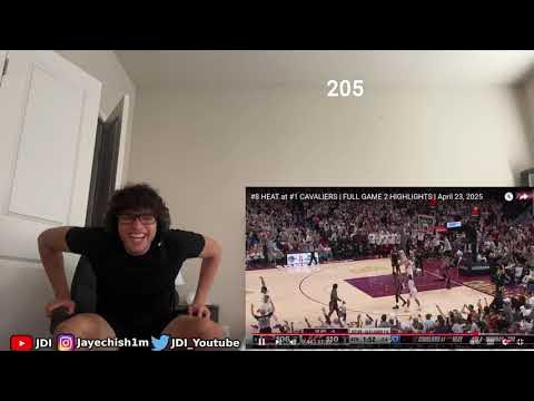 JDI REACTS TO #8 HEAT AT #1 CAVALIERS 2025 GAME 2 HIGHLIGHTS,APRIL 23,2025 - YouTube