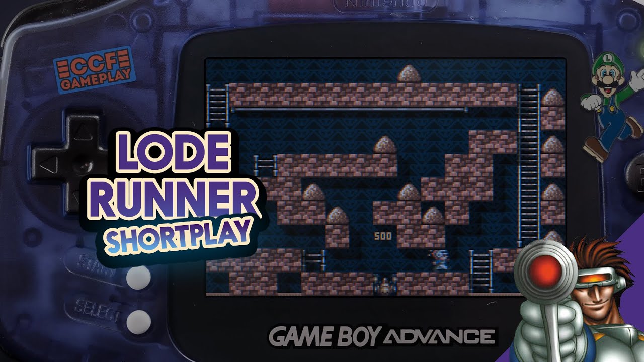 Lode Runner | 2002 | Remake of a Classic game | Game Boy Advance - YouTube