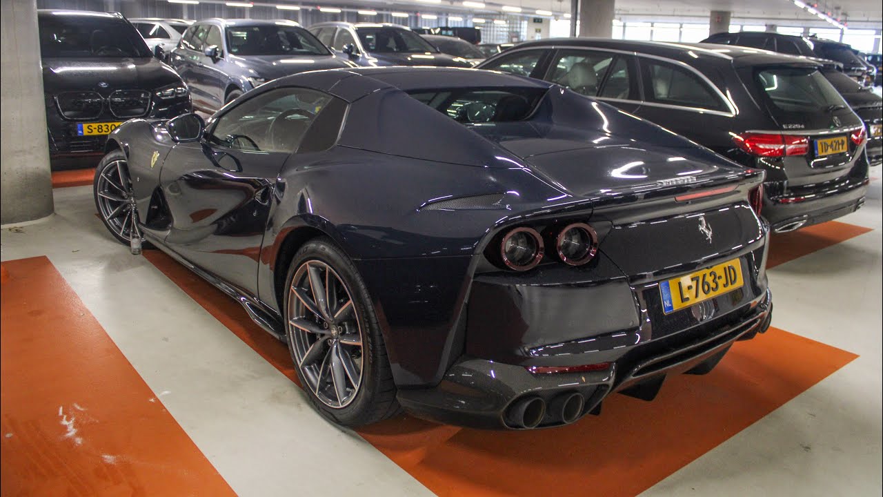 Supercars In Schiphol #59: 812 GTS, 12C Spider, R8, AMG GT C, M3 ...