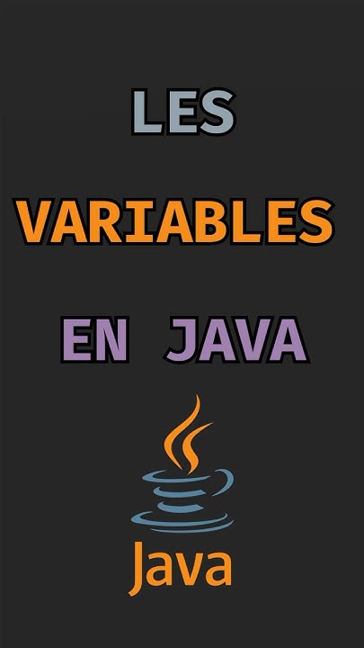 Tutoriel JAVA : LES VARIABLES en 60 secondes ! - YouTube