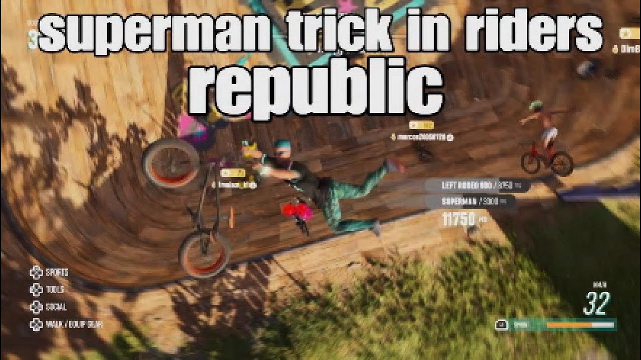 How to do the superman trick in riders republic EASY! - YouTube