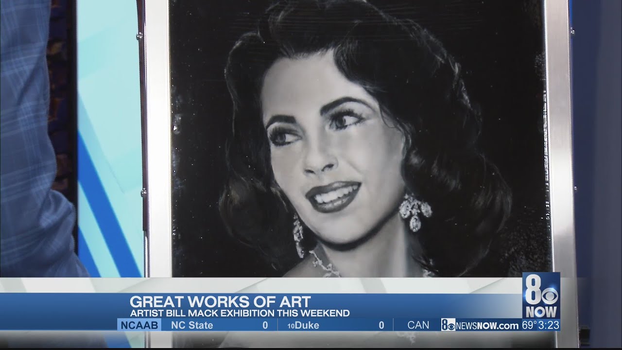 Artist Bill Mack and his works of art his The Venetian - YouTube