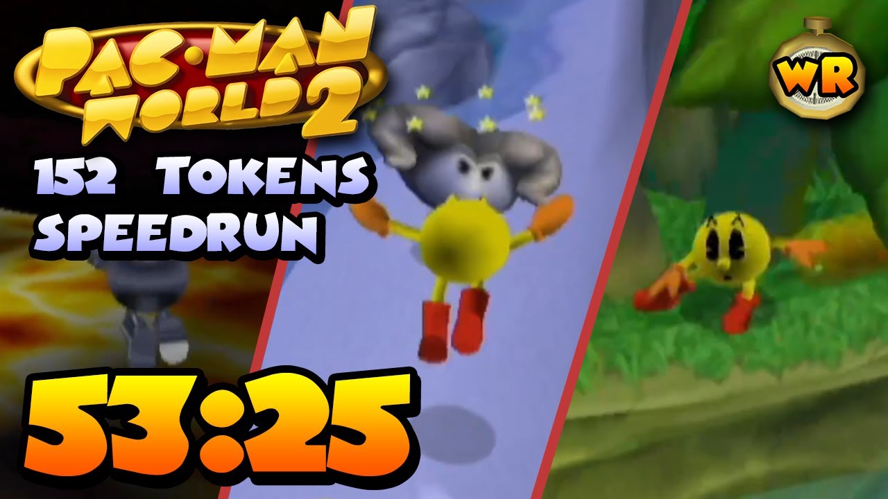 Pac-Man World 2 - 152 Tokens Speedrun in 53:25【WORLD RECORD】 - YouTube