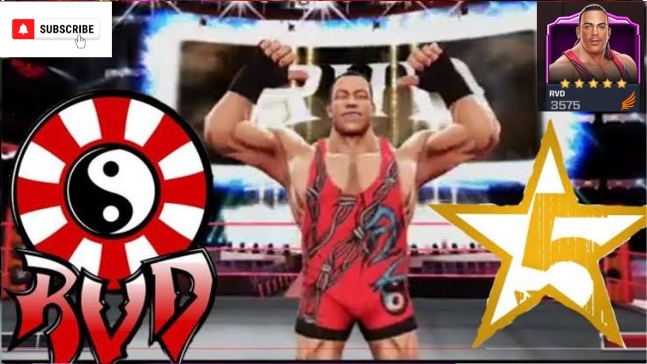 WWE MAYHEM Gameplay | 5 star superstar Rob Van Dam game play - YouTube