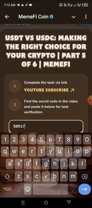 USDT vs USDC: Making the Right Choice for Your Crypto | Part 5 of 6 | MemeFi - YouTube