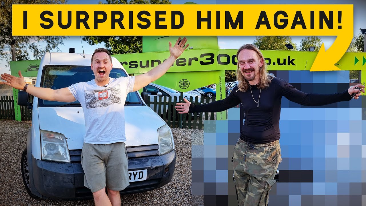 I Surprised A Homeless Man With A Van To Live In: REVISITED! - YouTube