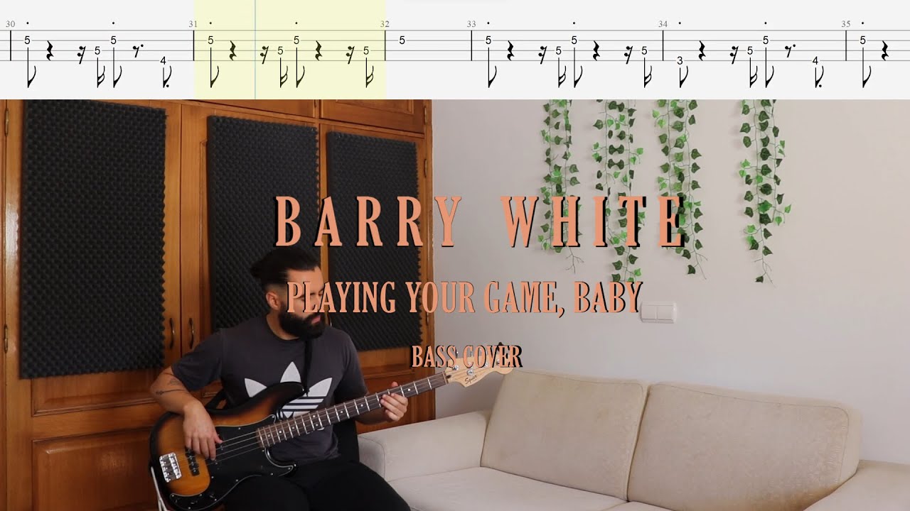 Barry White // Playing Your Game, Baby [Bass Cover + Tabs] - YouTube