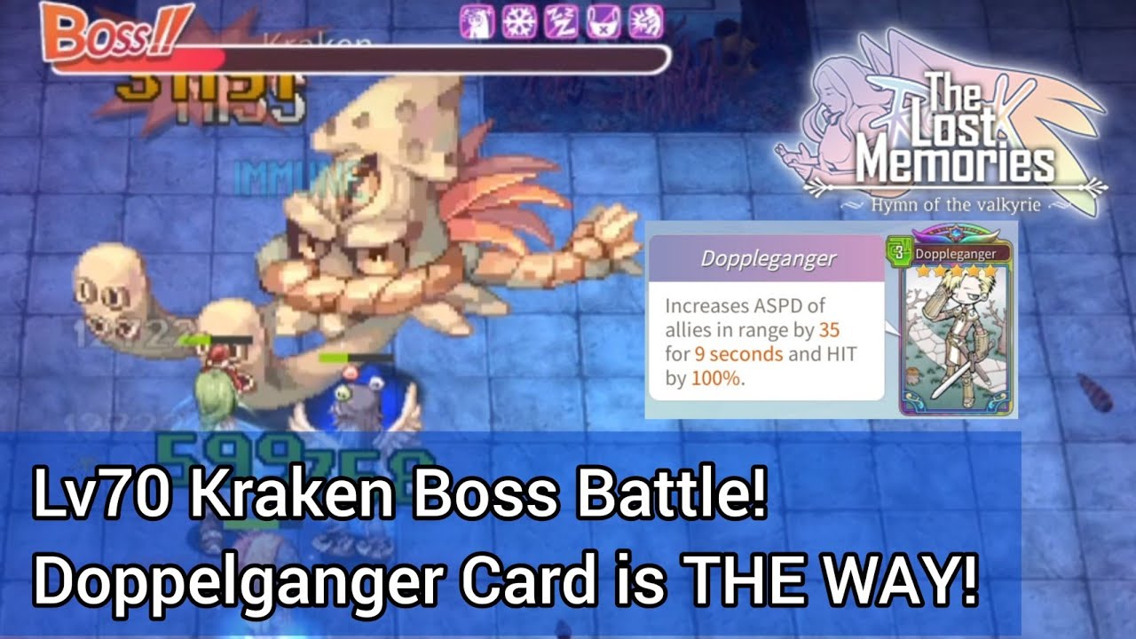 5-Star Doppelganger Card IS THE WAY | Lv70 Kraken Boss Battle (Ragnarok ...