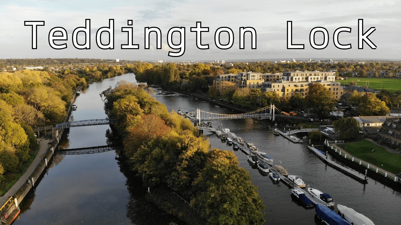 Teddington Lock | Drone Footage | London - YouTube