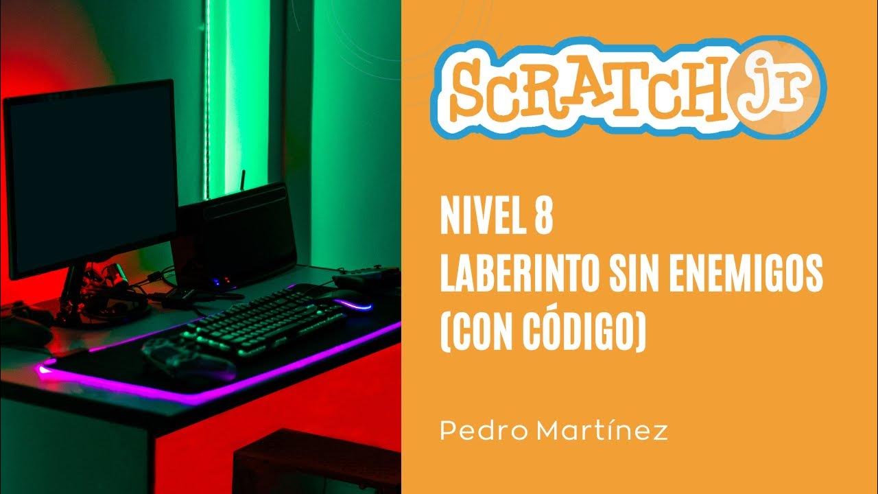 Scratch Jr - Nivel 8 (Con código) - Laberinto sin enemigos - YouTube