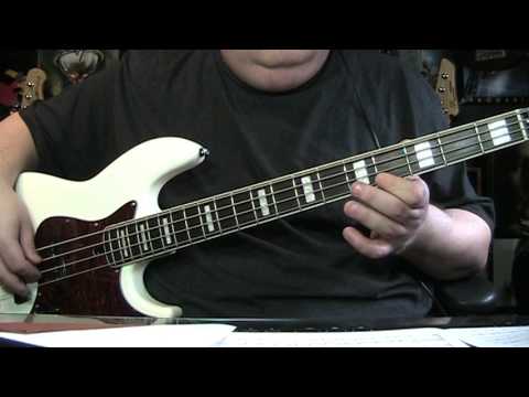 Bobby Hebb Sunny Bass Cover with Notes & Tab - YouTube
