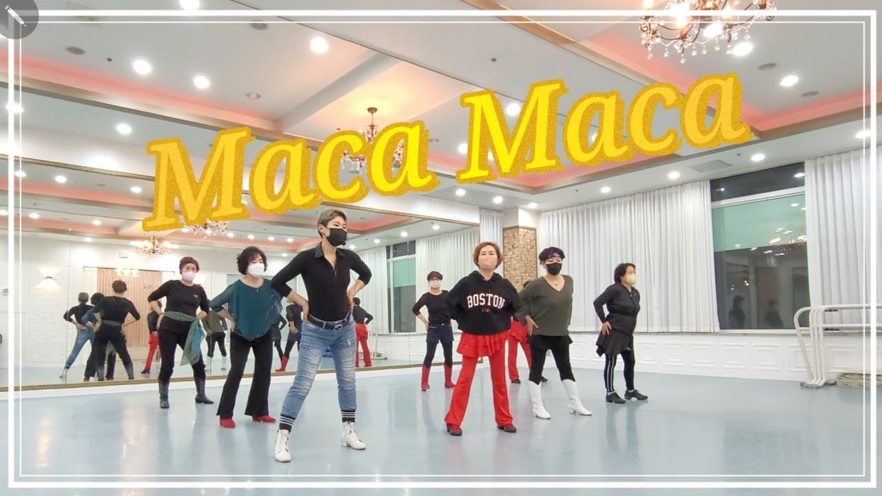 Maca Maca linedance walkthrough 마카마카 초중급라인댄스 카운팅 - YouTube