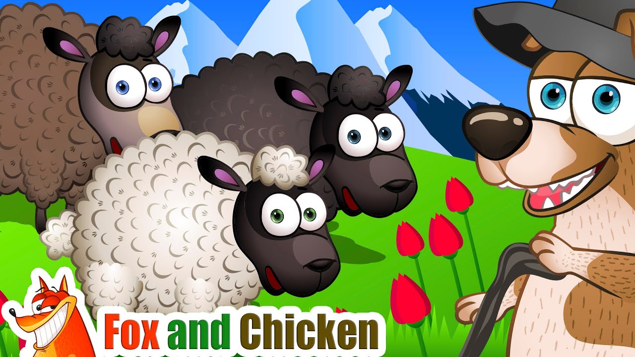 Baa Baa Black Sheep Have You Any Wool | Farm Animal Song | Fox and ...