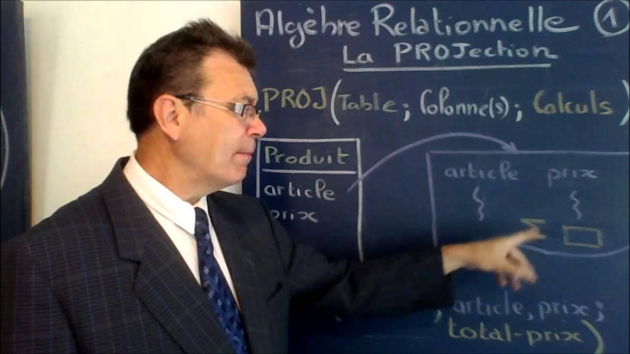Tutoriel français SQL : Projection des tables et algèbre relationnelle ...