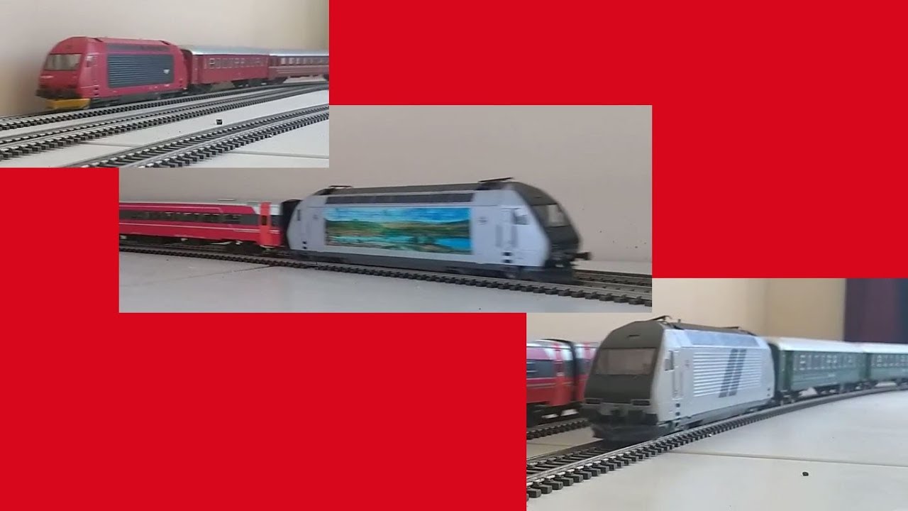 Norske Tog! Three Roco NSB EL18s! - YouTube